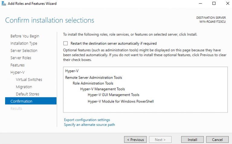 Windows Server 2016 Hyper-V Installation Guide