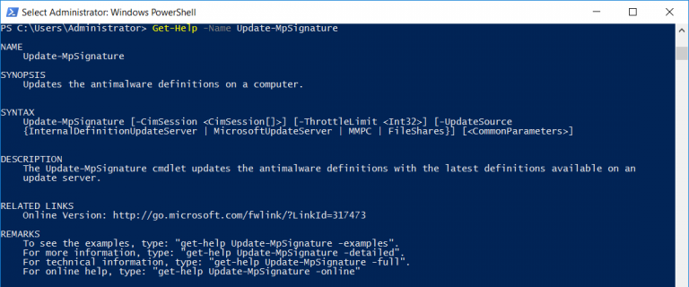 Configure Windows Defender scans using Windows PowerShell - RootUsers