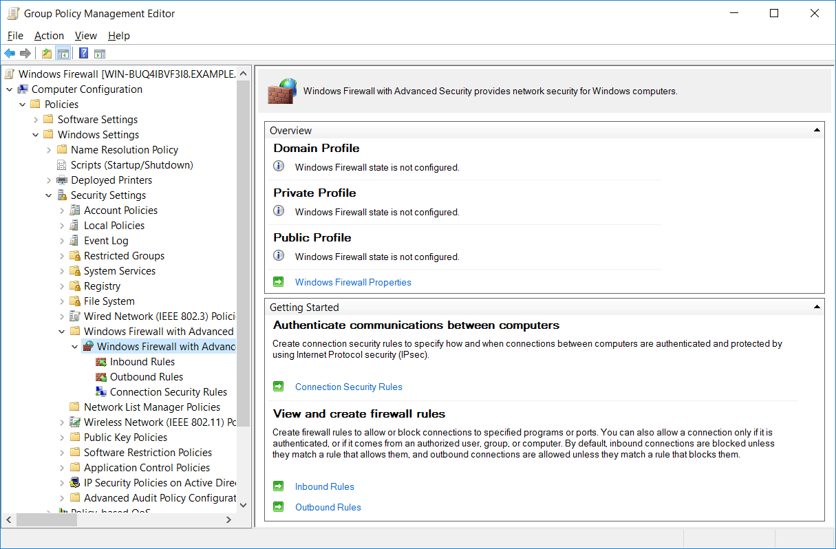 Configure Firewall Rules for Multiple Profiles Using Group Policy ... Configure Firewall Rules for Multiple Profiles Using Group Policy ...