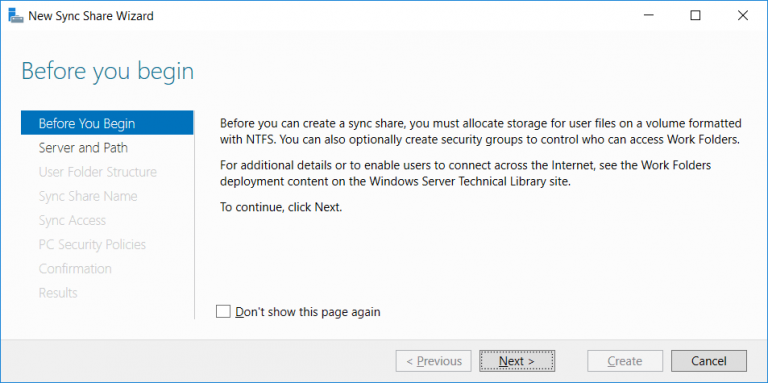 Implement Work Folders in Windows Server 2016 - RootUsers