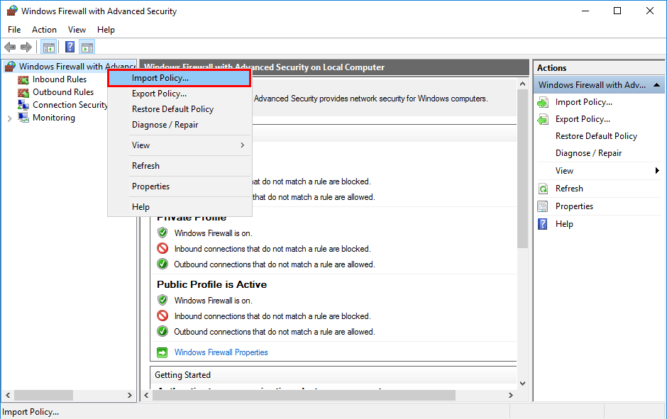 Import and Export Windows Firewall Settings in Windows Server 2016 ... Import and Export Windows Firewall Settings in Windows Server 2016 ...