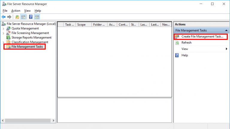 Configure File Management Tasks in Windows Server 2016 - RootUsers