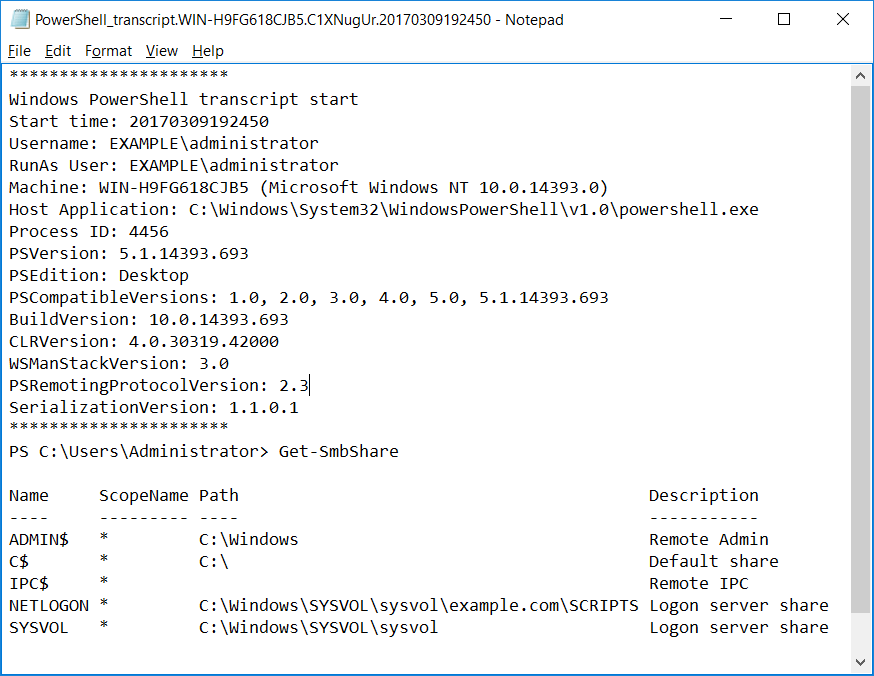 Enable And Configure Module Script Block And Transcription Logging In Windows Powershell